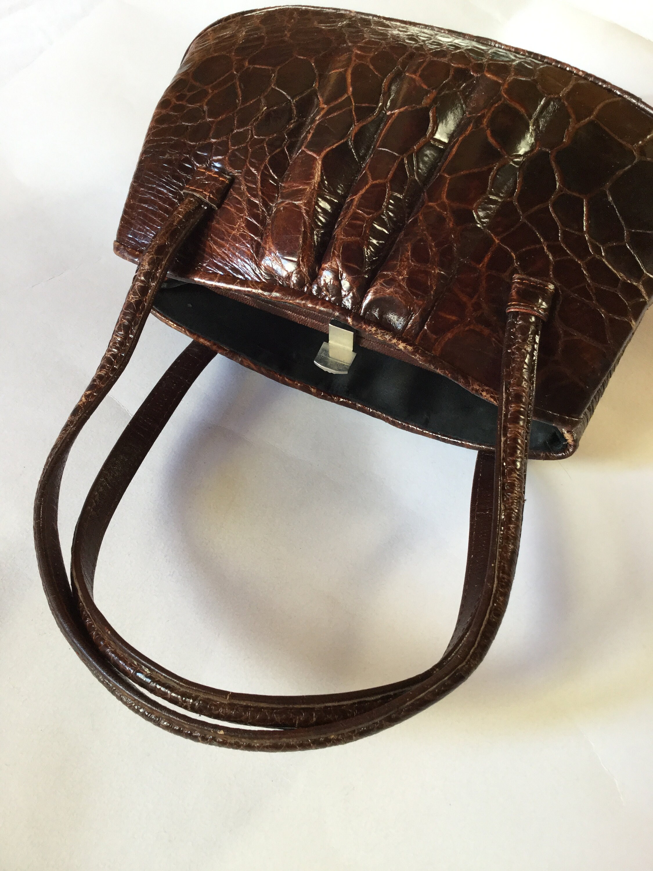 Vintage 1950 Brown Bag | Etsy