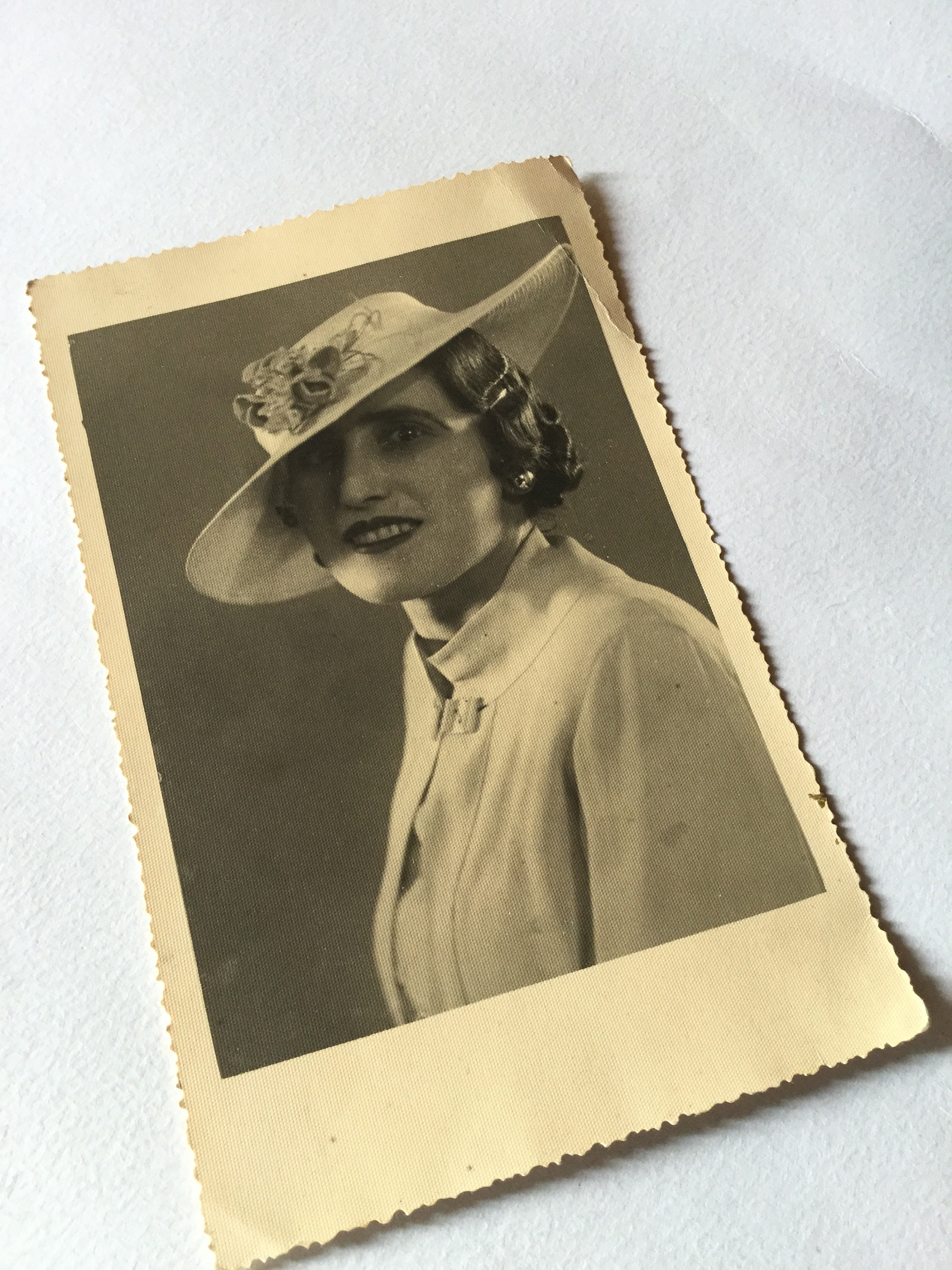 Antique Portrait Post Card Ugly but Elegant Woman Bologna 1930 - Etsy UK