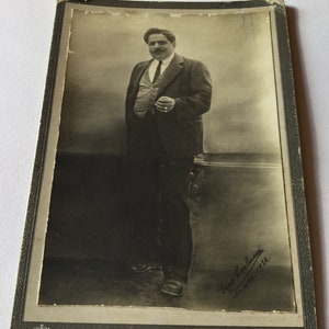 Antique Victorian Old Photo Fat Gentleman Tuxedo 1800 - Etsy