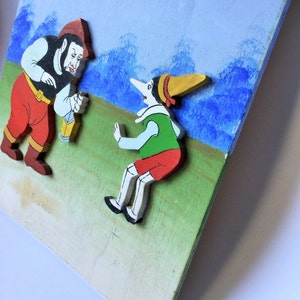 Pinocchio Tale Relief Painting Relief Painting of the Tale of Pinocchio ...