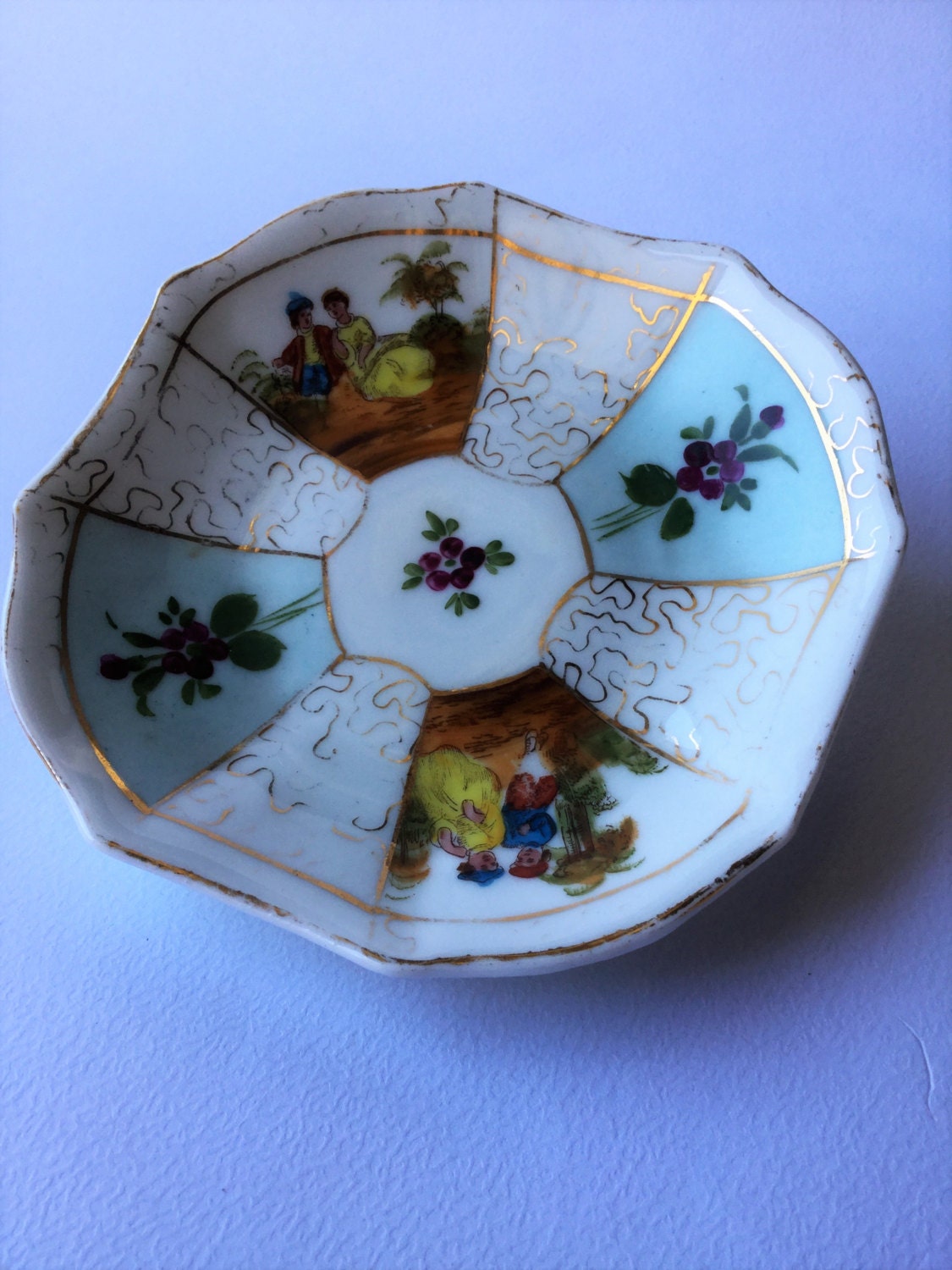 Victorian Hand Painted China Plate Althrou Victorian China | Etsy