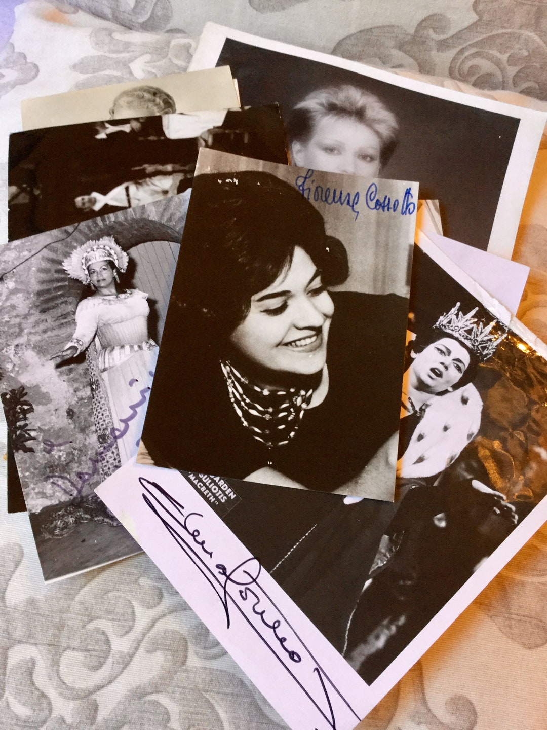 Vintage Opera Singers Autograph Photo Lot - Etsy