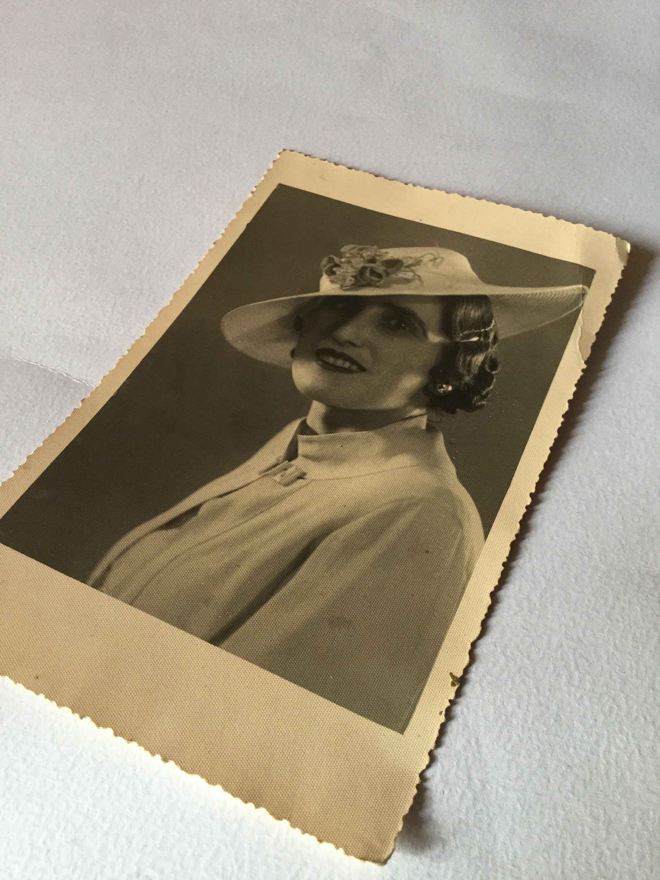 Antique Portrait Post Card Ugly but Elegant Woman Bologna 1930 - Etsy UK