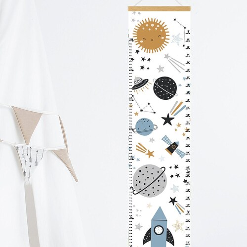 Space Height Chart Personalised Space Themed Growth Chart - Etsy