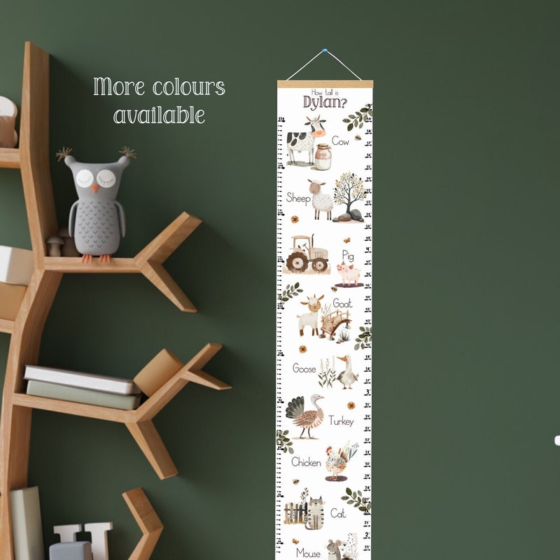 Canvas Growth Chart - Etsy