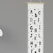 Monochrome alphabet growth chart alphabet print monochrome | Etsy