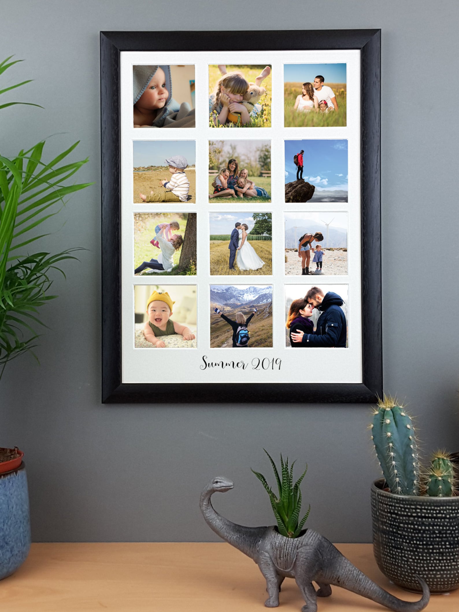 Personalised Multi Photo Frame, Photo Collage Picture Frame, Wedding ...