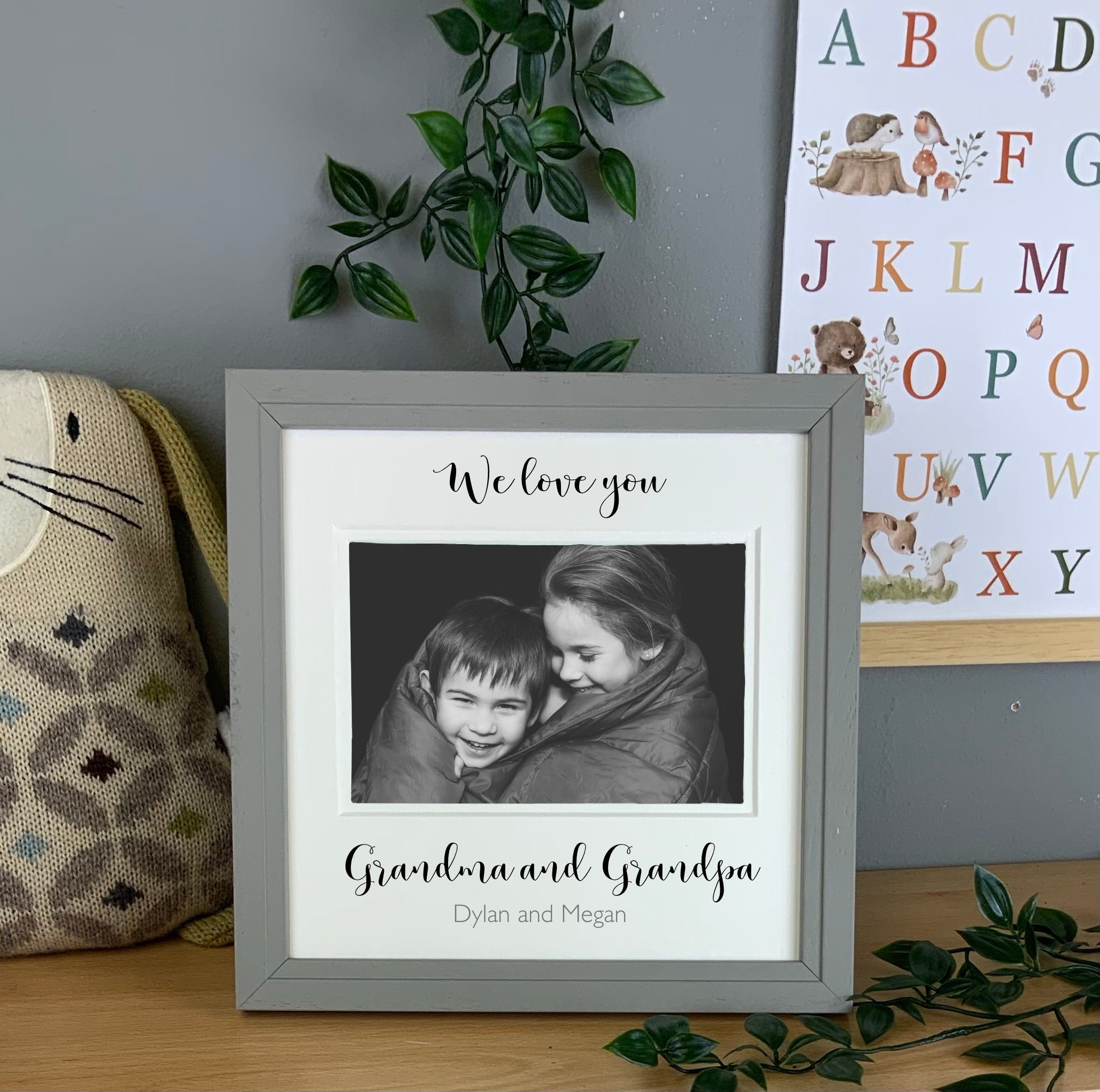 I Love You Grandad Personalised Photo Frame, Photo Gift Idea for ...