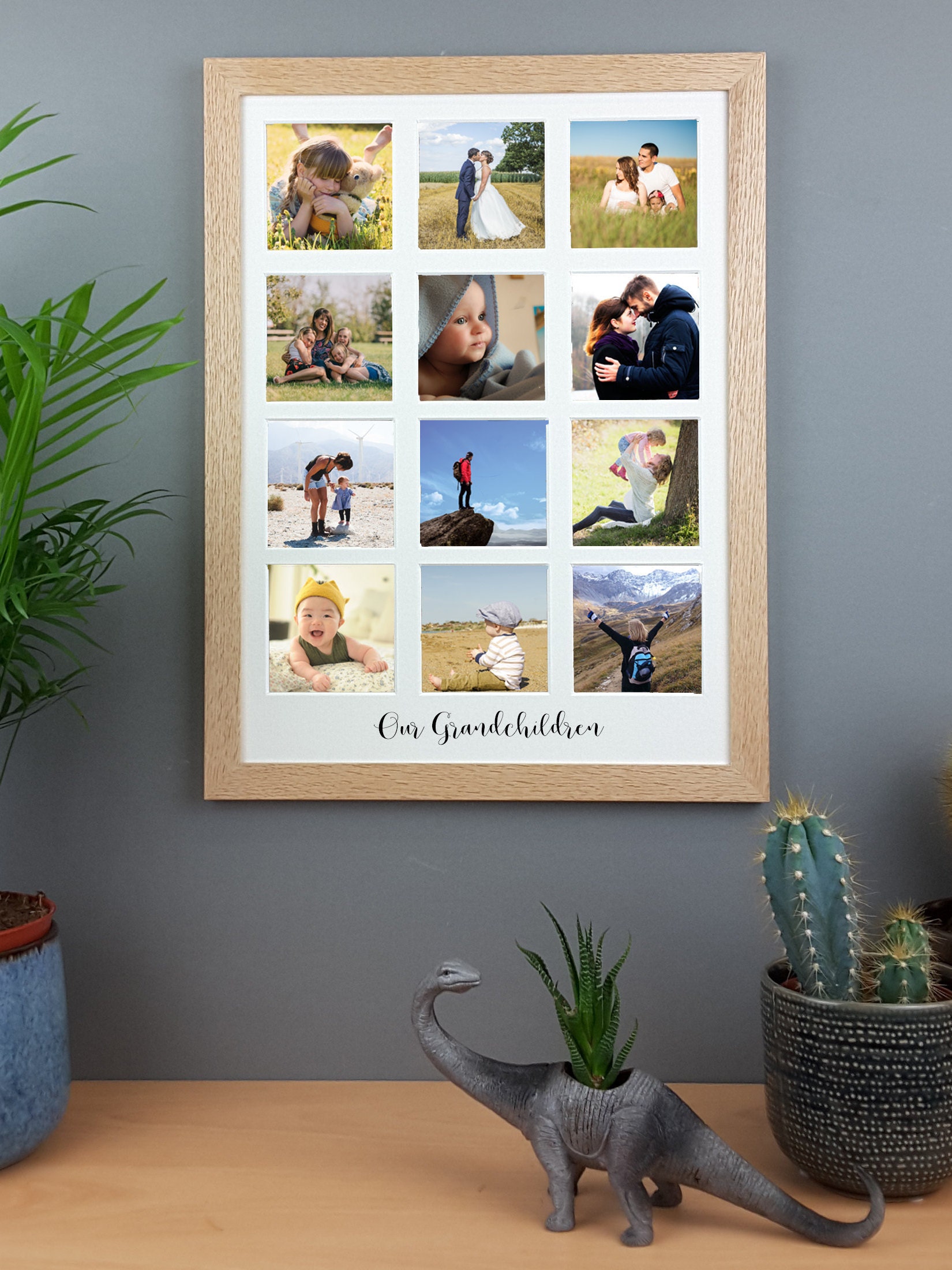 Personalised Multi Photo Frame, Photo Collage Picture Frame, Wedding ...