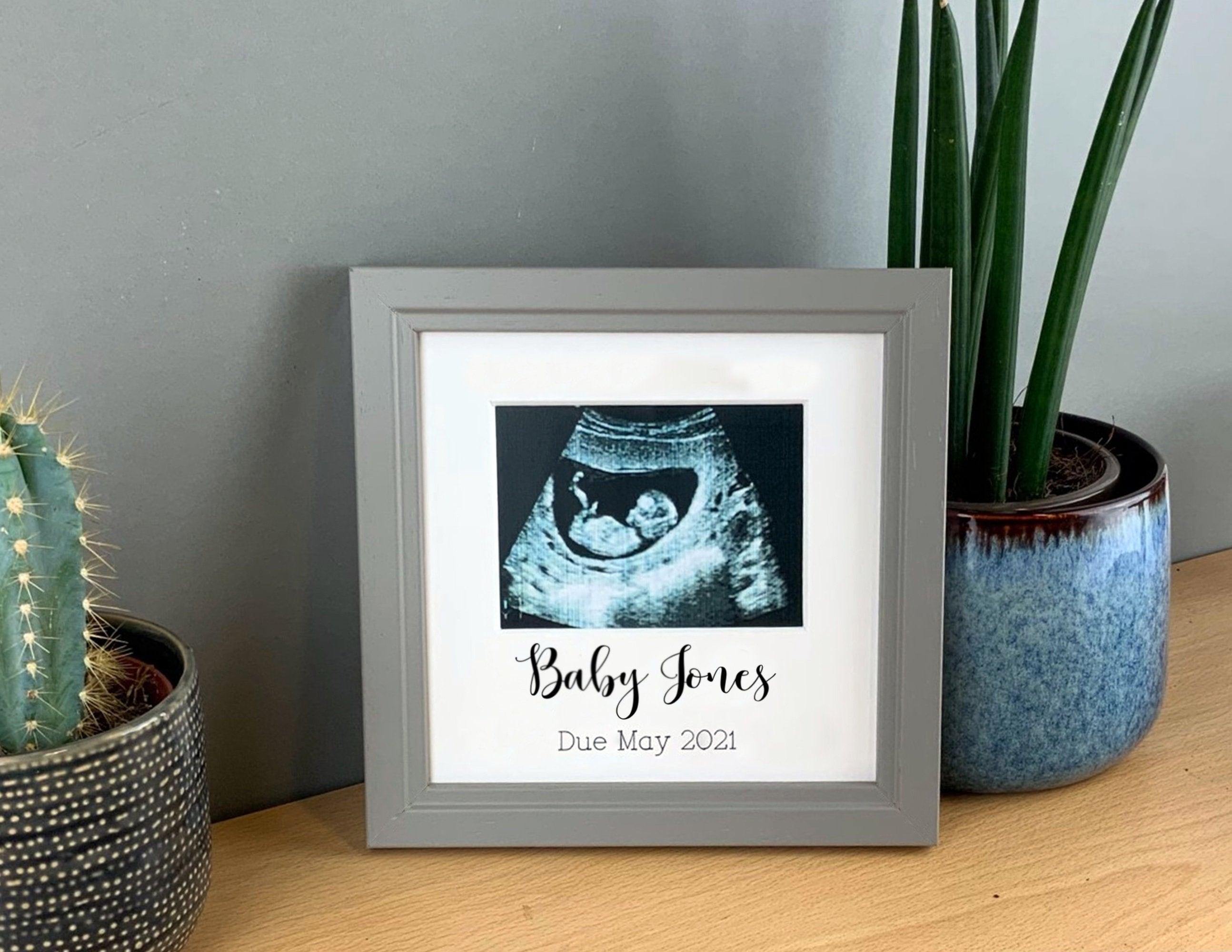 Baby Scan Frame Ultrasound Frame Baby Announcement - Etsy UK