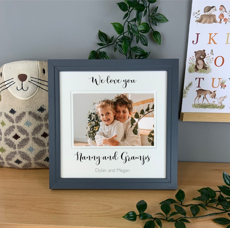 I Love You Grandad Personalised Photo Frame, Photo Gift Idea for ...