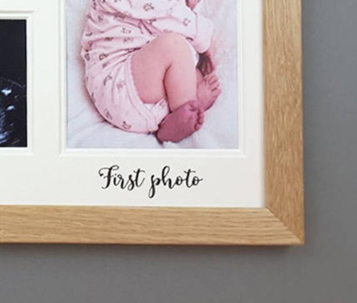 Personalised Baby Scan Frame, Baby Shower Gift, Ultrasound Picture ...