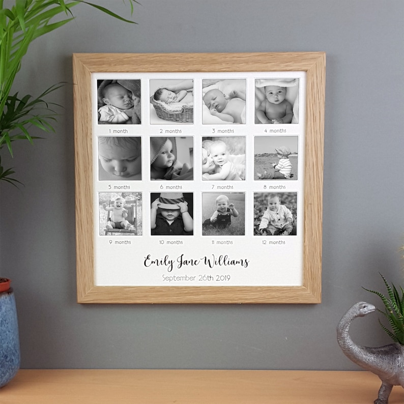 Baby First Year Photo Frame First Birthday Frame My First | Etsy