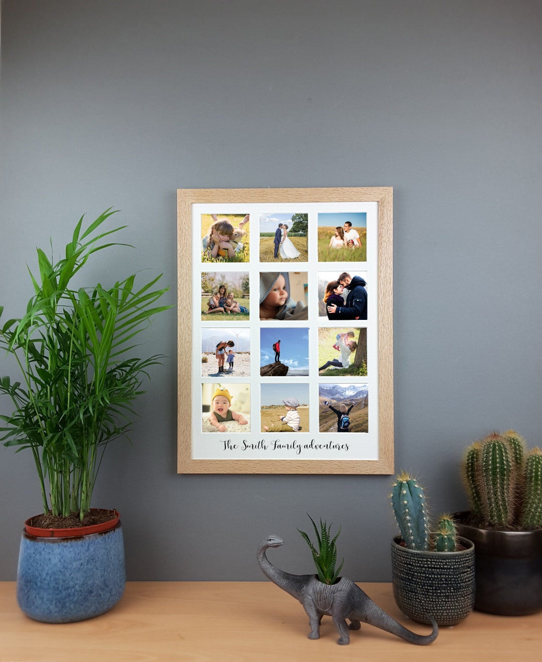 Personalised Multi Photo Frame, Photo Collage Picture Frame, Wedding ...
