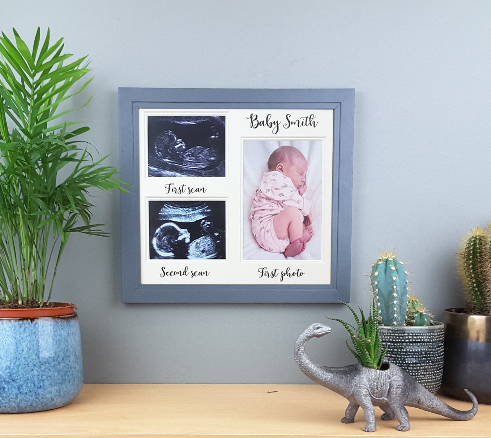Personalised Baby Scan Frame, Baby Shower Gift, Ultrasound Picture ...