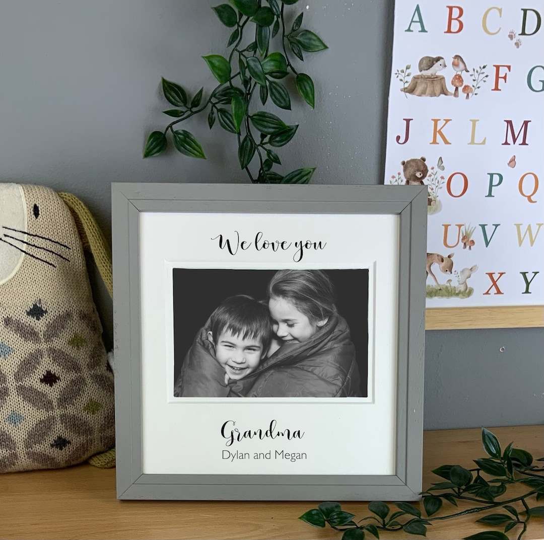Grandma Photo Frame Personalised Grandmother Picture Frame - Etsy