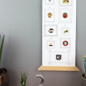 Enamel Pin Display Banner, Gallery Wall Pin Display. - Etsy