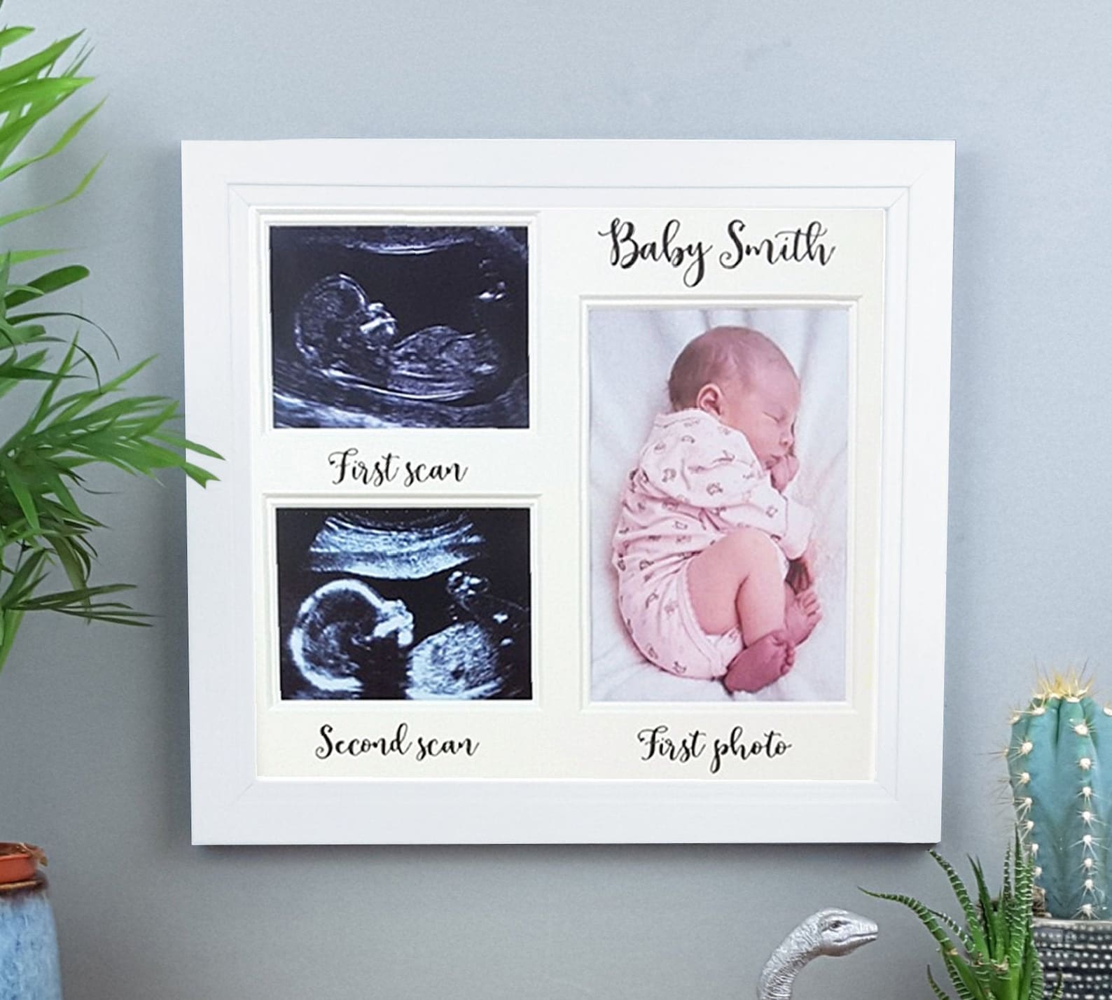 Personalised Baby Scan Frame, Baby Shower Gift, Ultrasound Picture ...