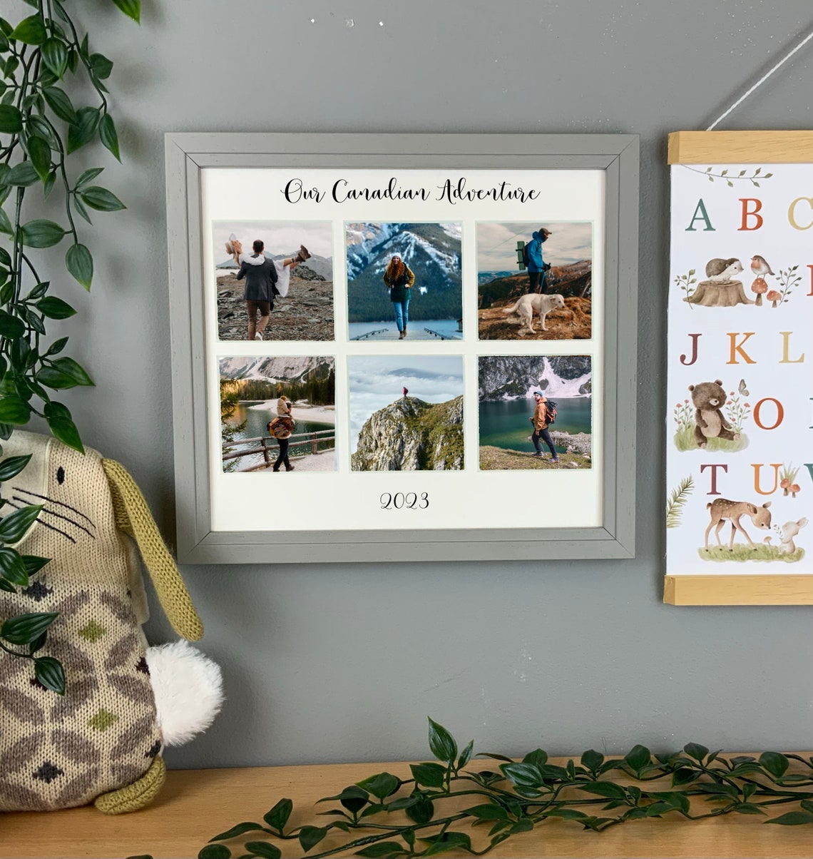 Personalised Travel Collage Picture Frame, Photo Gift, Multi Photo ...