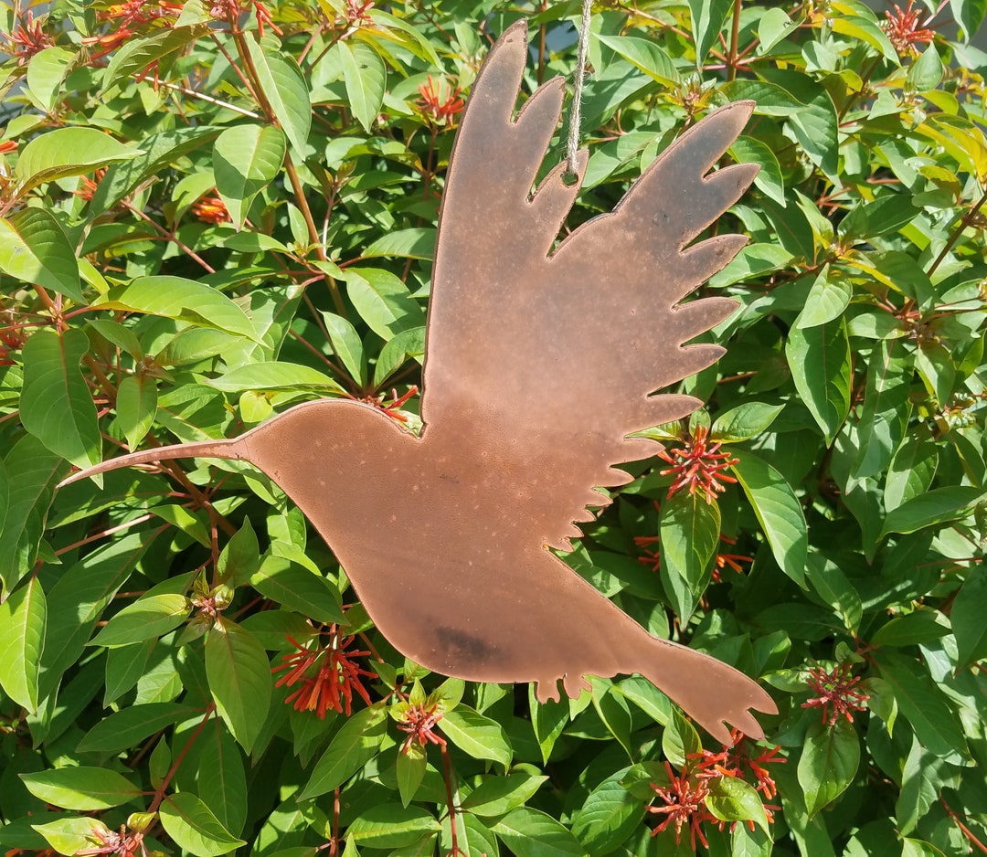 Hummingbird, Metal, Outdoor, Yard Art, Garden, Bird, Gift, Mom, Grandma ...