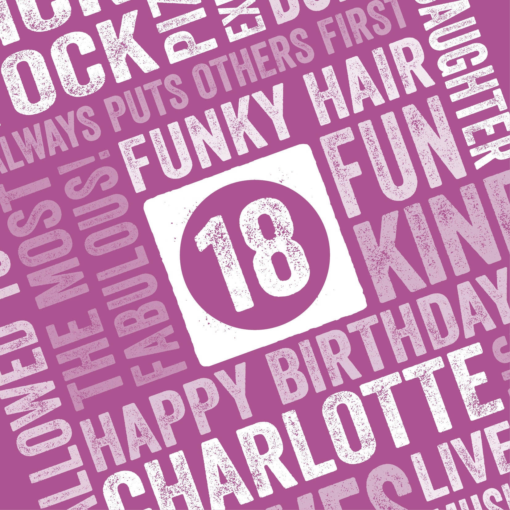 Personalised Birthday Word Art Print Any Age Custom Words Wall - Etsy UK