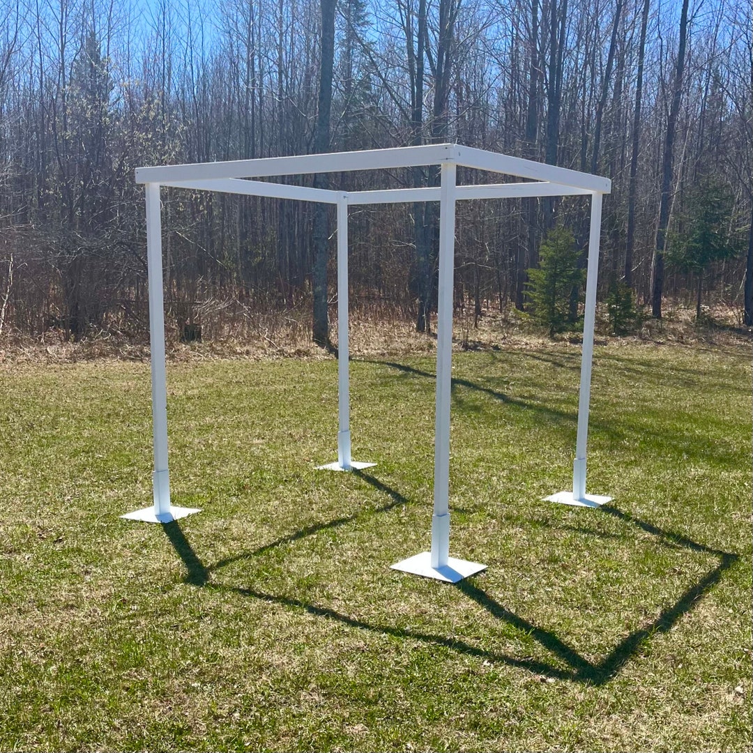 White Wedding Chuppah Kit - Etsy