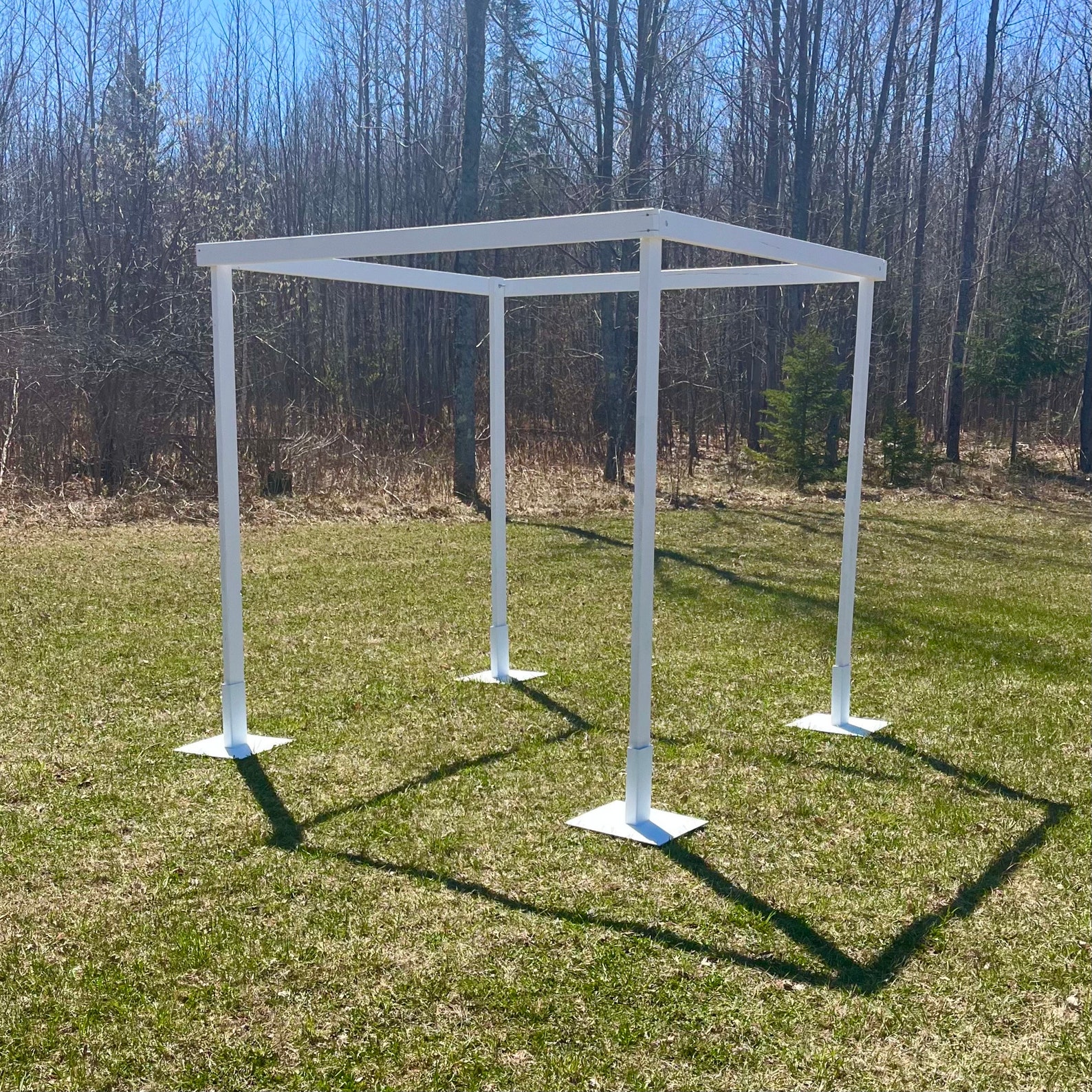 White Wedding Chuppah Kit - Etsy