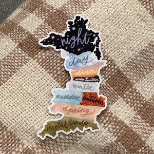 Waterproof Prythian Sticker for Kindle, Book Sticker, Gift Sticker for ...