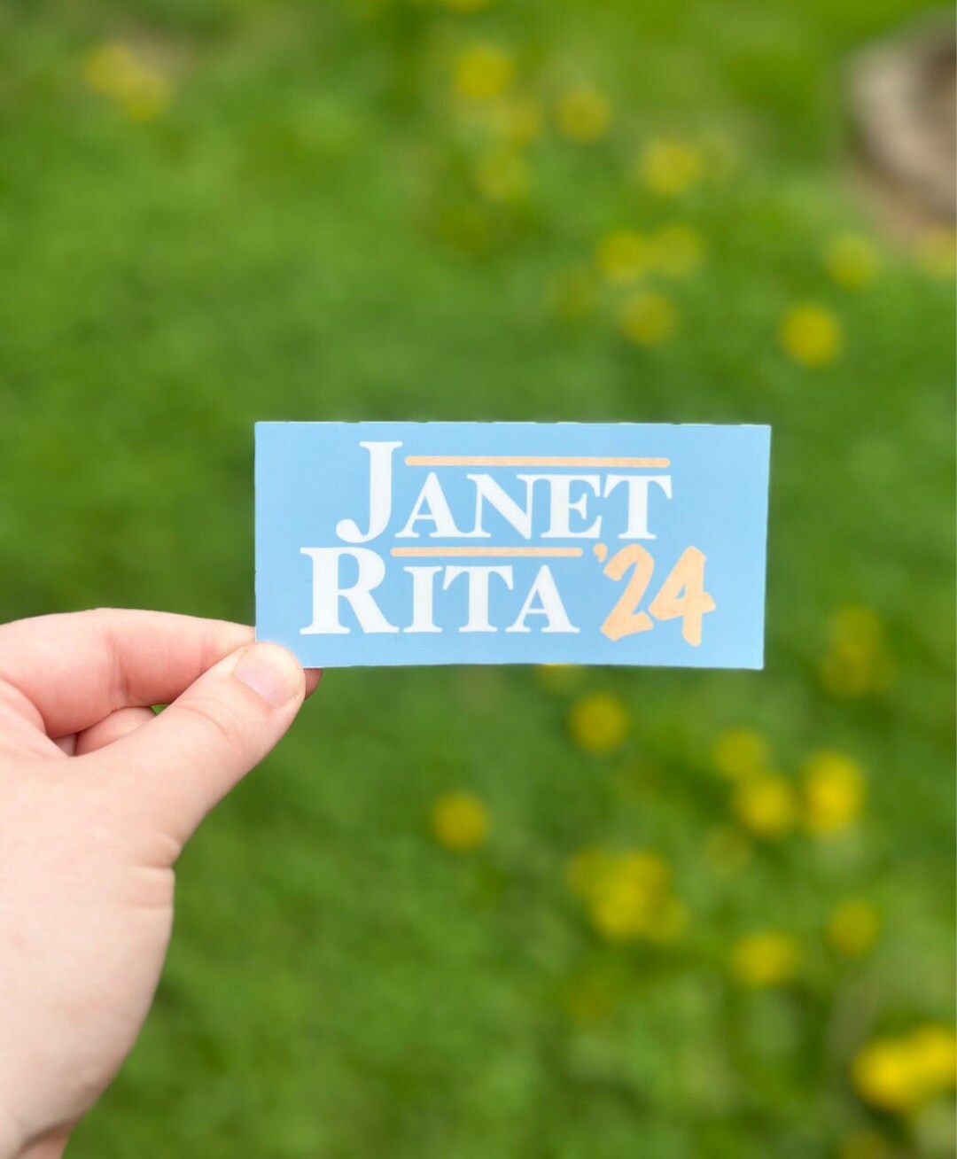 Laminated Janet and Rita 2024 Sticker, Blue Heeler Sticker, Gift ...