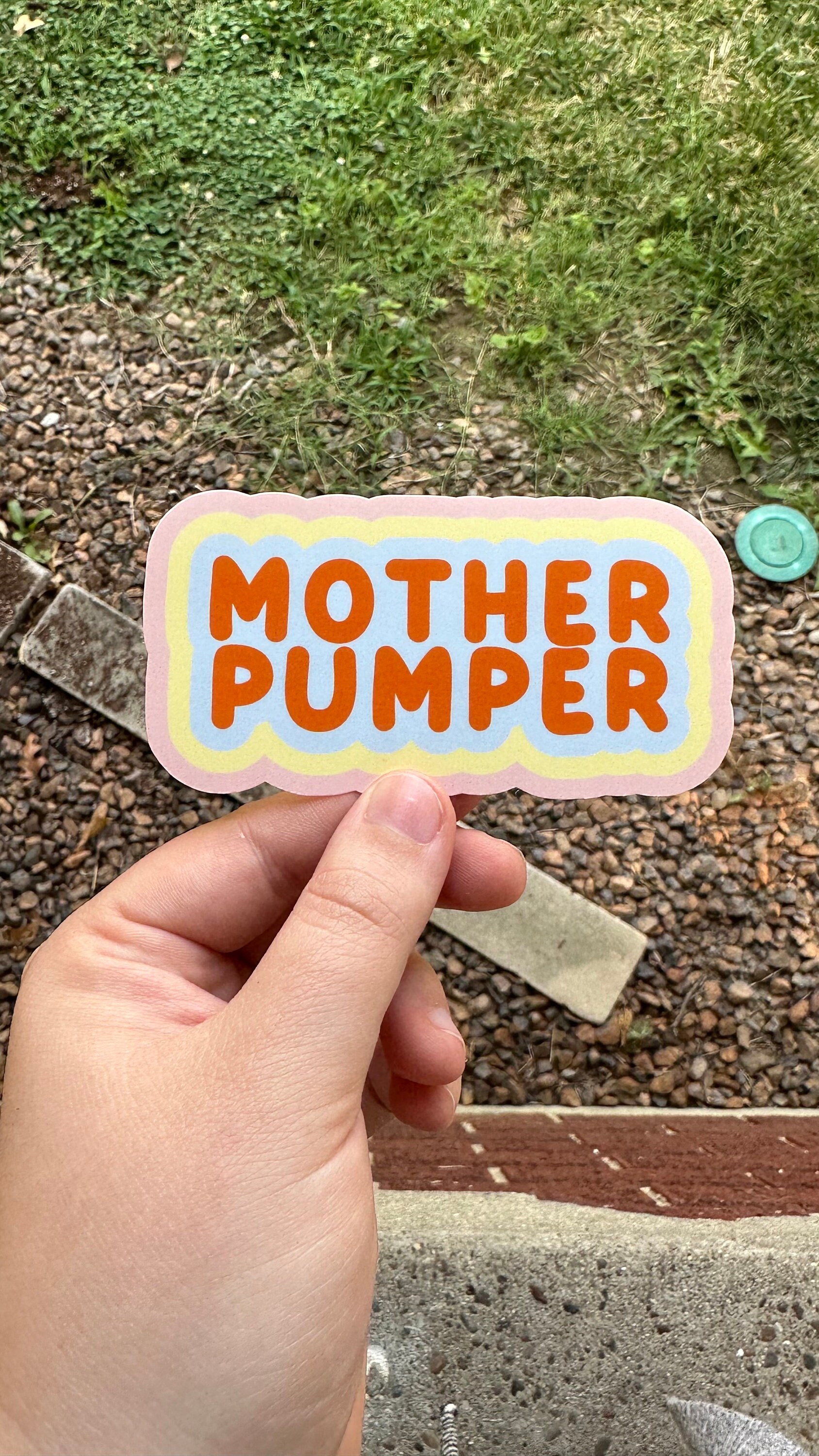 Waterproof Vinyl Mother Pumper Sticker Pumping Mom Vinyl - Etsy