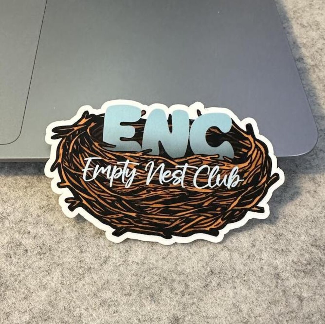 Empty Nest Club Sticker, Waterproof Mom Sticker, Gift for Empty Nester ...