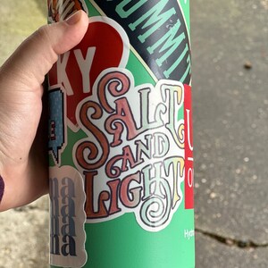 Waterproof Salt and Light Vinyl Sticker, Encouraging Christian Sticker ...