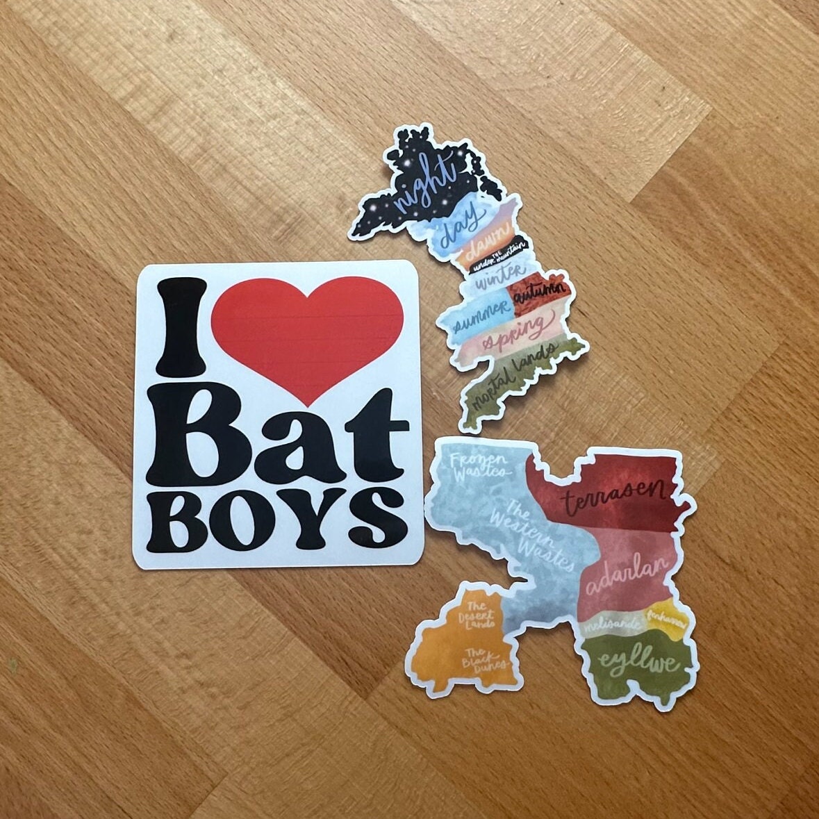 ACOTAR Sticker Bundle for E-reader, Laminated Book Sticker Set, Gift ...