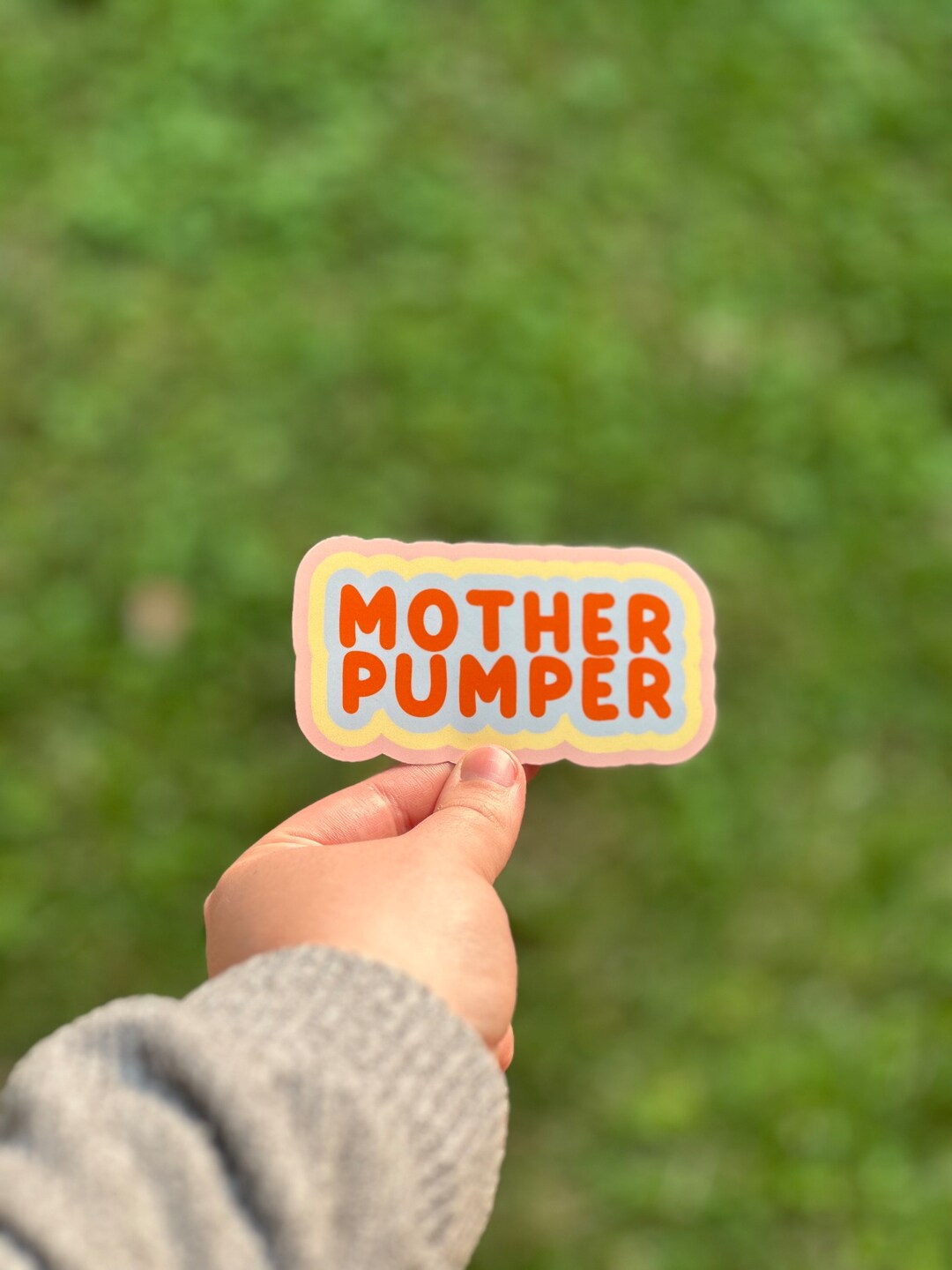 Waterproof Vinyl Mother Pumper Sticker, Pumping Mom Vinyl Sticker, Gift ...