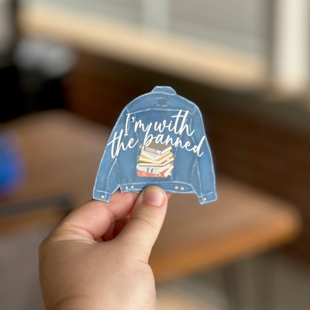 Waterproof I'm With the Banned Sticker for Kindle, Book Sticker, Gift ...