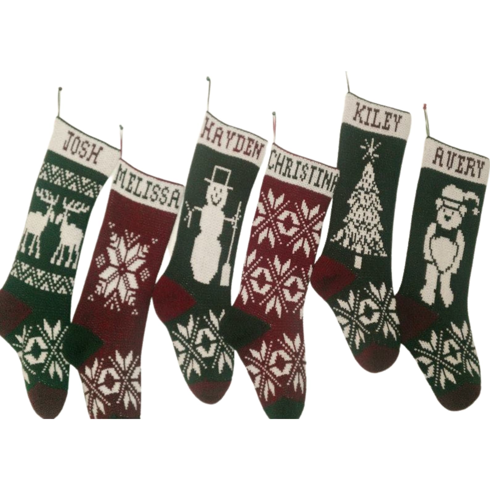 Personalized Christmas Stocking 24 Inch Custom Christmas - Etsy