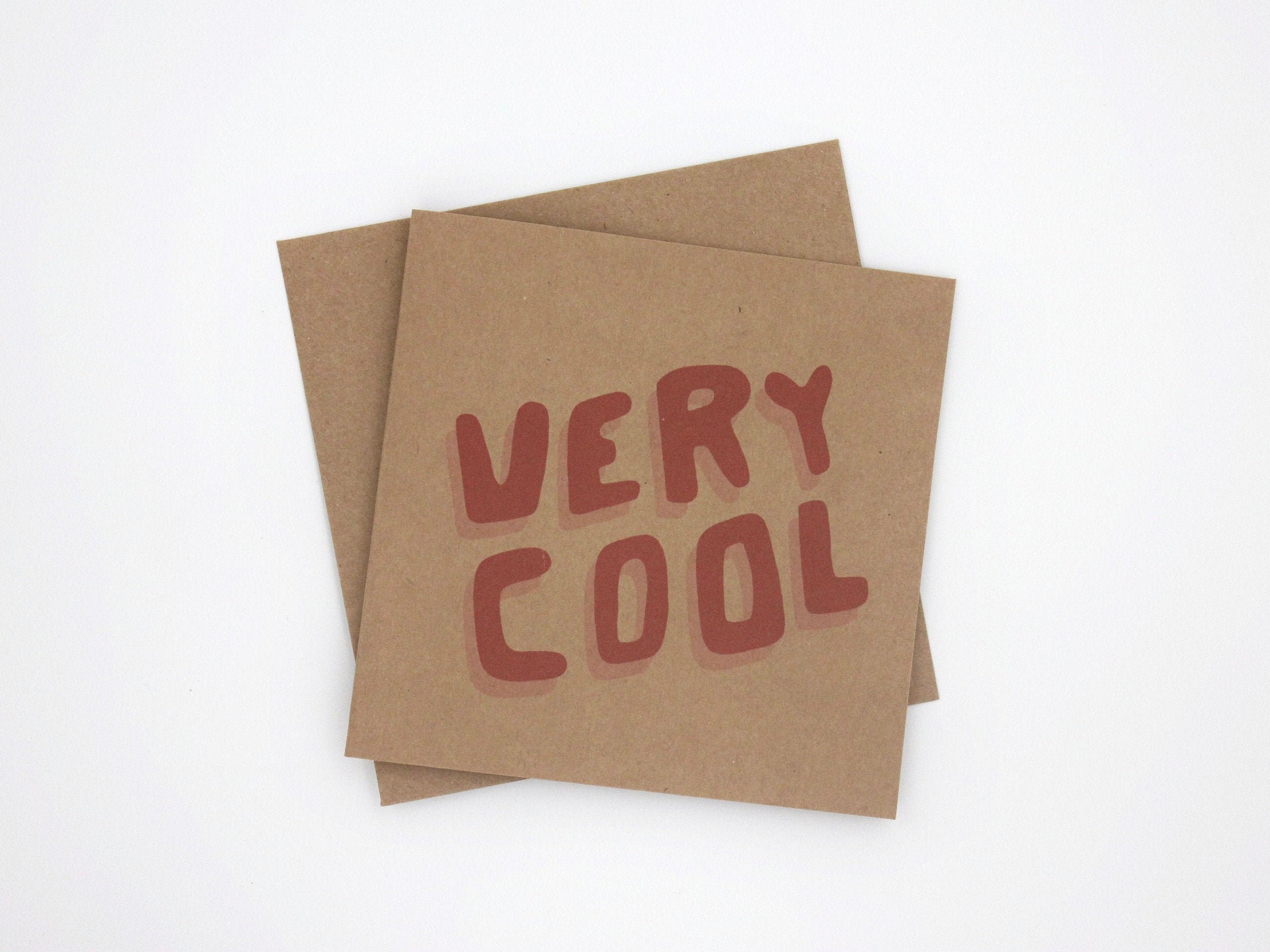 Paper & Party Supplies All-Occasion Card Very Cool Greeting Card Square ...