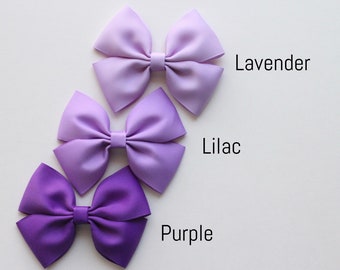 Lavender Hair Bow | Etsy