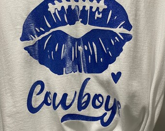 Dallas Cowboys Lips - Etsy