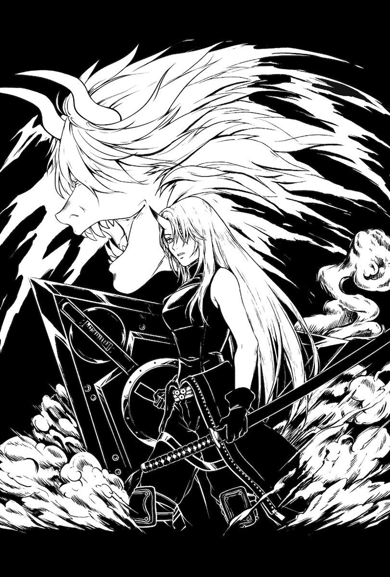 Arknights Hoshiguma Anime Art Print - Etsy