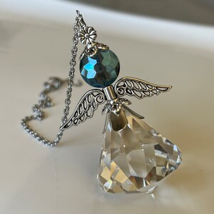 Prism Angel Pendant, Guardian Angel, Angel Wing, Glass Angel Ornament ...