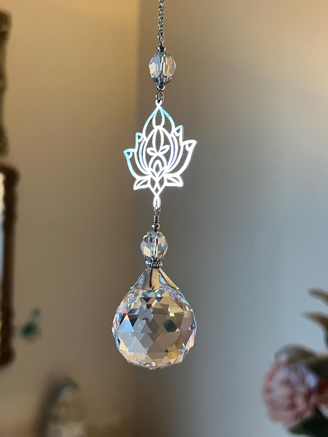 30mm Crystal Drop Suncatcher Window Prism Ornament - Etsy