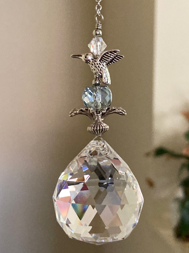 Hummingbird Suncatcher Crystal Ornament - Etsy