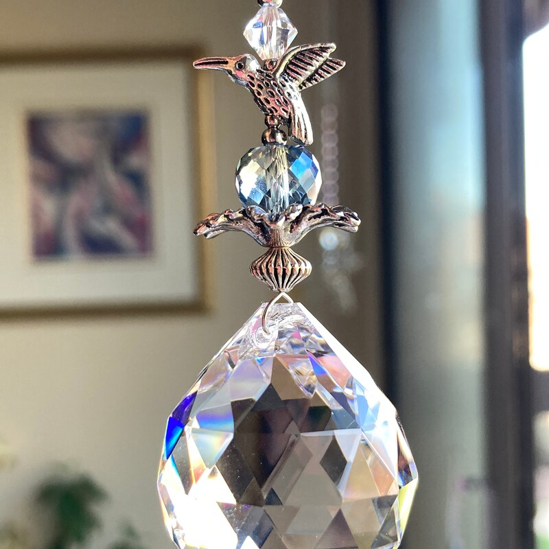 Hummingbird Crystal - Etsy