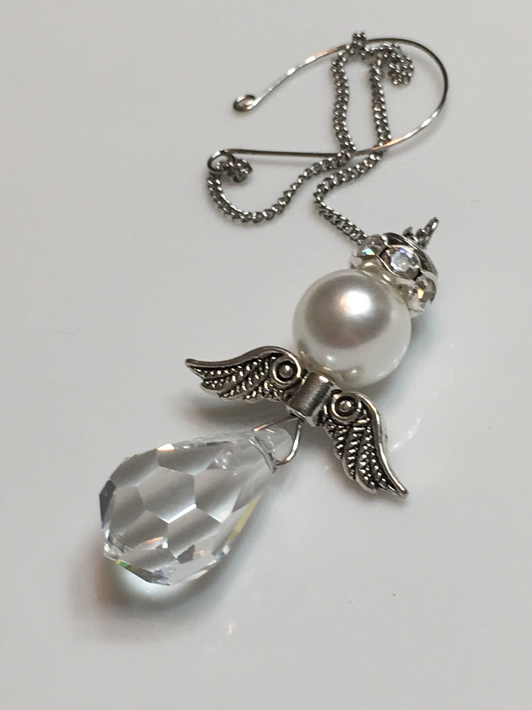 Small Glass Angel Suncatcher Crystal Ornament - Etsy