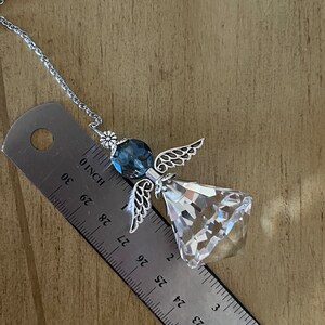 Prism Angel Pendant, Guardian Angel, Angel Wing, Glass Angel Ornament ...