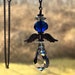 Guardian Angel Teardrop Crystal Pendant Chain Necklace - Etsy