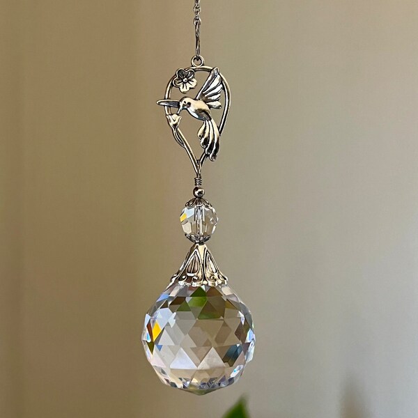 Hummingbird Crystal - Etsy