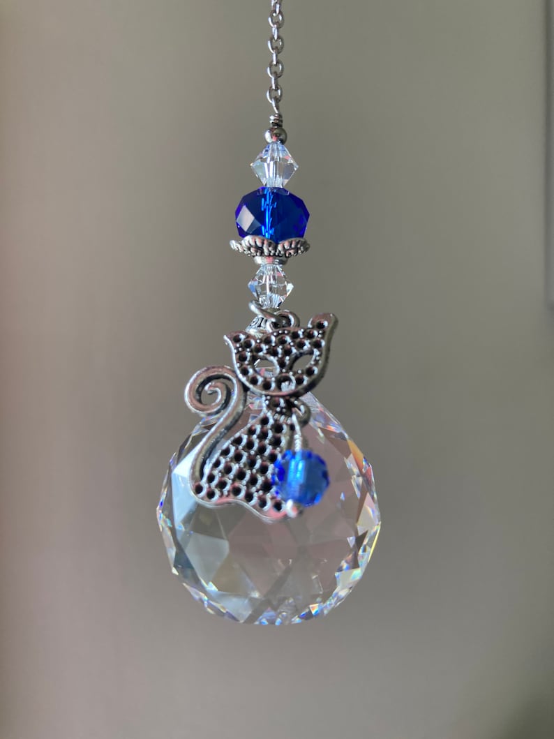 30mm Crystal Ball Suncatcher Prism Hanging Ornament Pet Loss Gift Loss ...