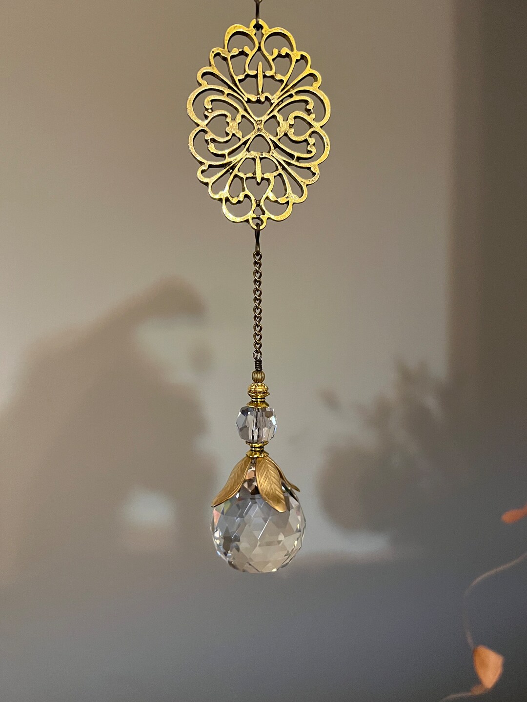 30mm Crystal Ball Suncatcher Prism Hanging Ornament - Etsy